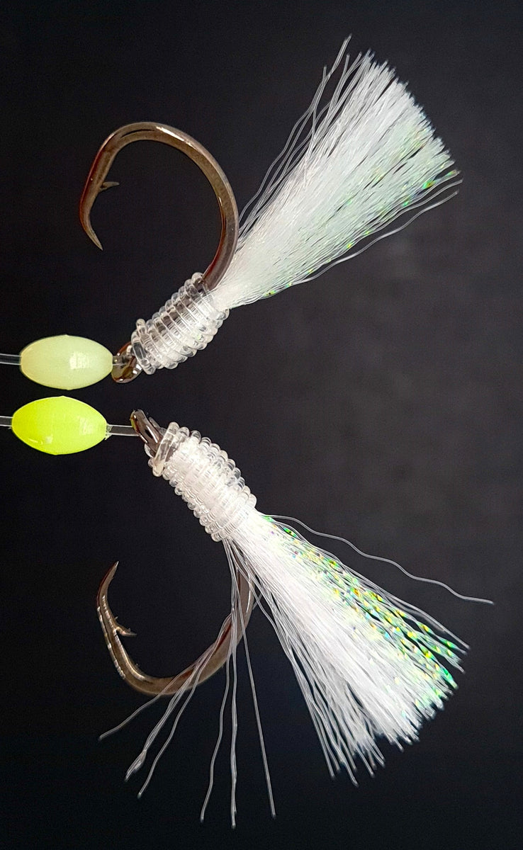 WILD BLUE TARAKIHI RIG #1/0 2 HOOK – Gun City Fishing