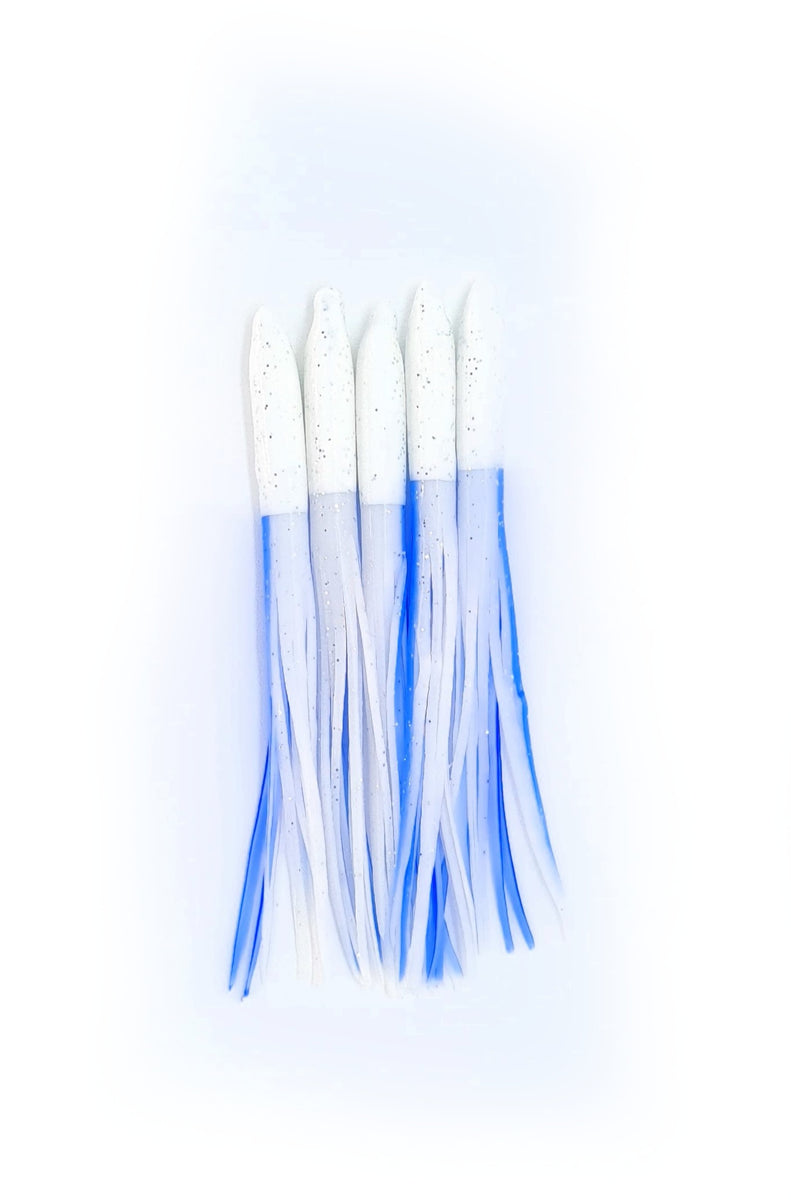 WILD BLUE NEEDLE FISH 100MM LUMO HEAD 5 PACK – Gun City Fishing