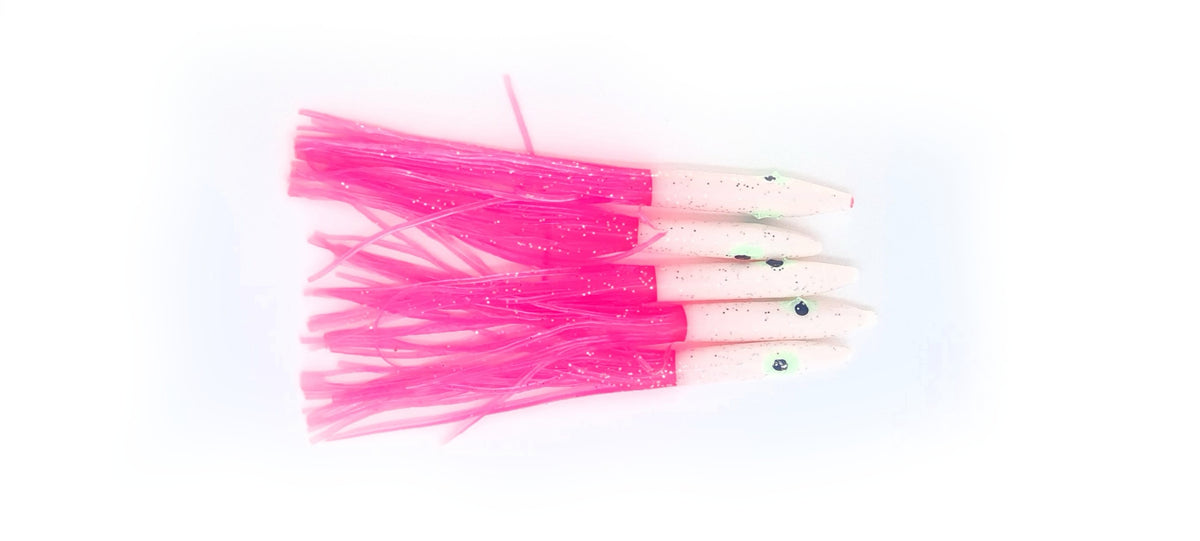 WILD BLUE NEEDLE FISH 100MM LUMO HEAD 5 PACK – Gun City Fishing
