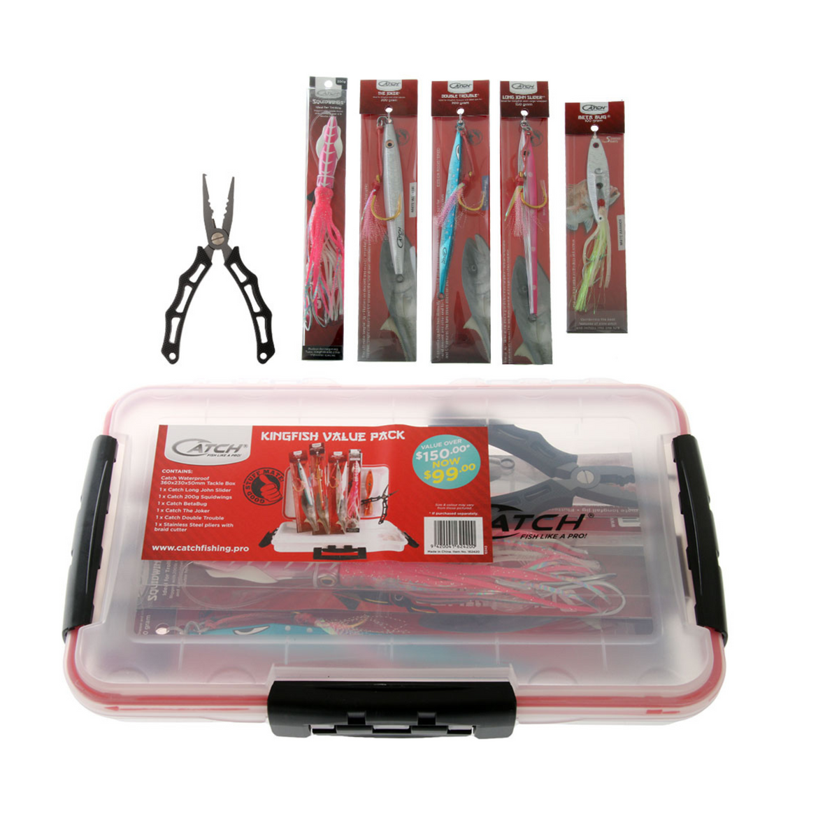CATCH KINGFISH VALUE PACK TACKLE BOX – Gun City Fishing