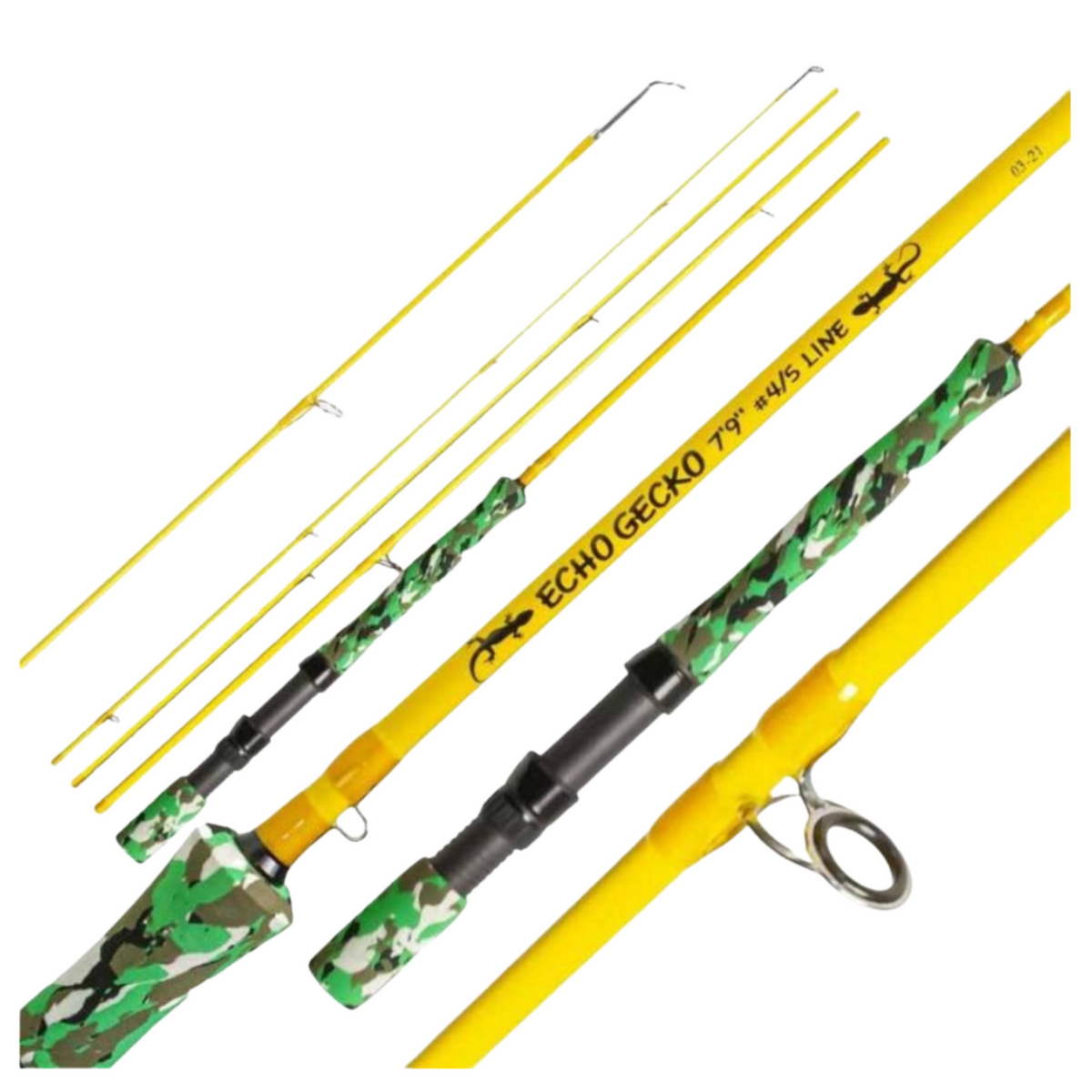 ECHO GECKO 7'9 #4/5 KIDS FLY ROD 4PCE – Gun City Fishing